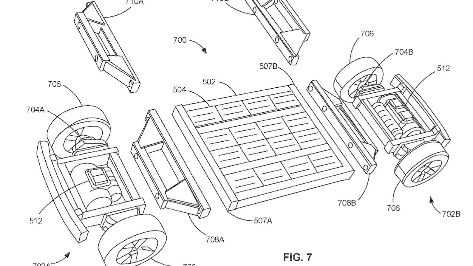 Ford patents a modular chassis designed for trucks, sports cars