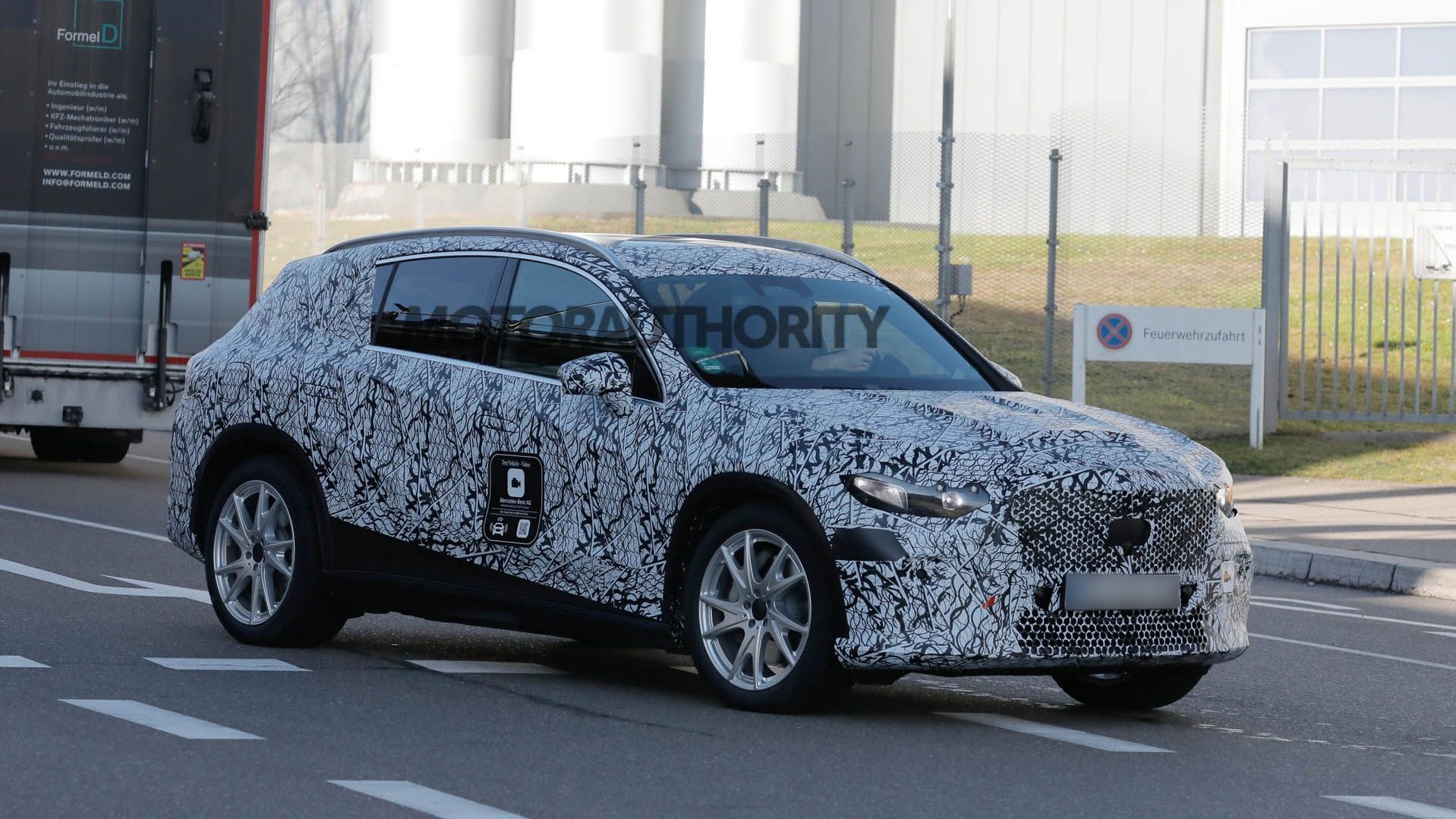 2027 Mercedes-Benz GLC-Class EV spotted again