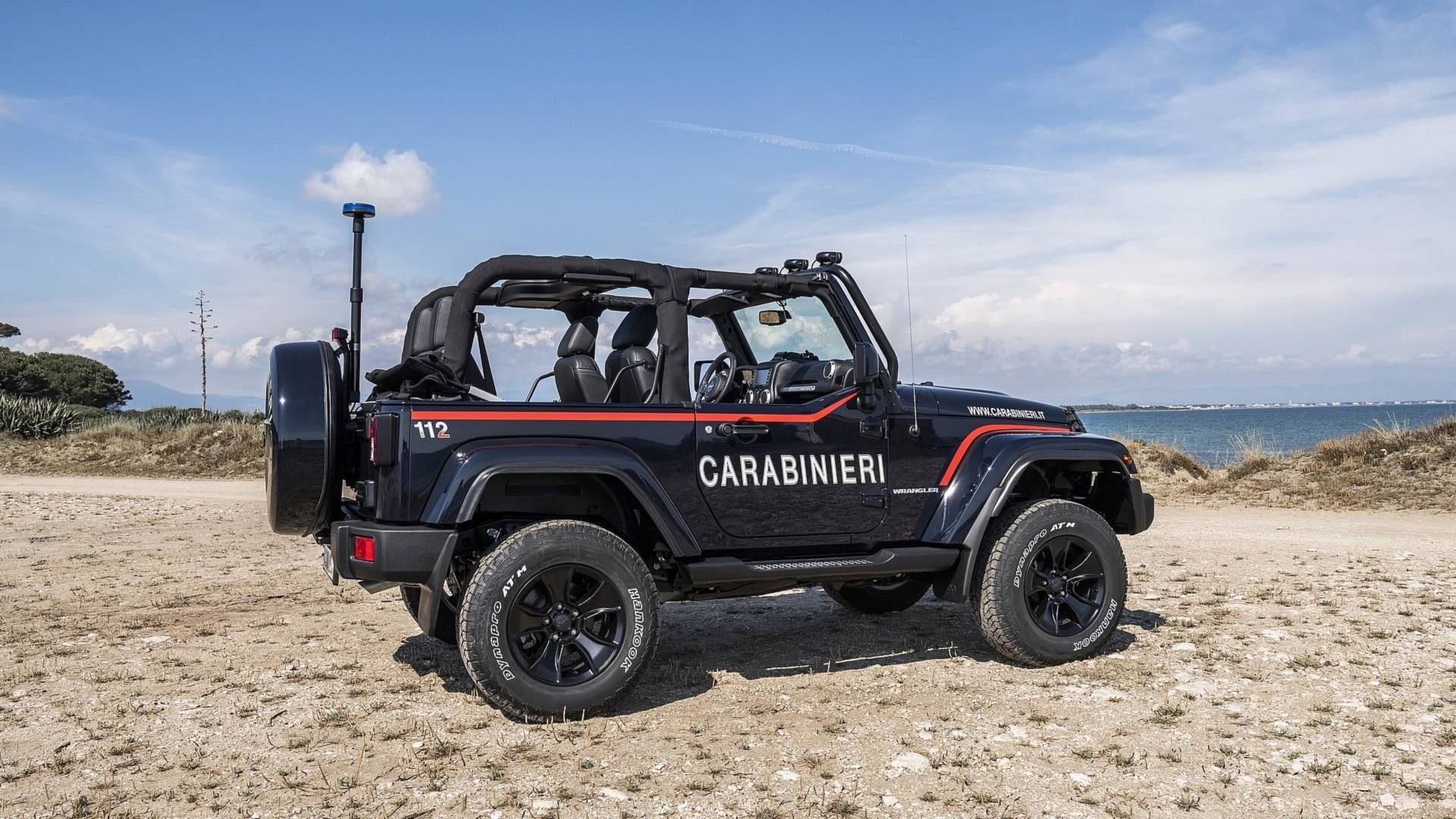 Italian Police prepped for beach patrol with new Jeep Wrangler