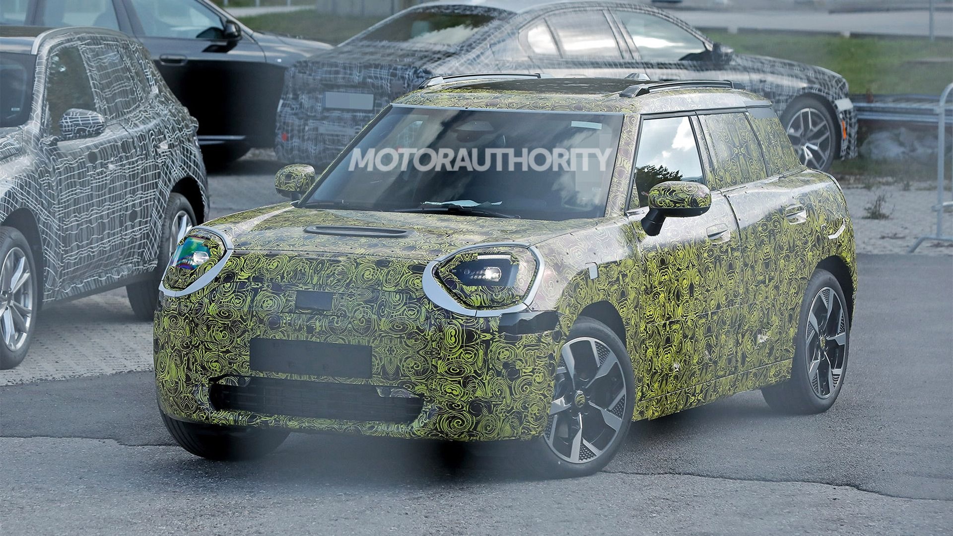 2025 Mini Aceman spy shots: New electric crossover spotted
