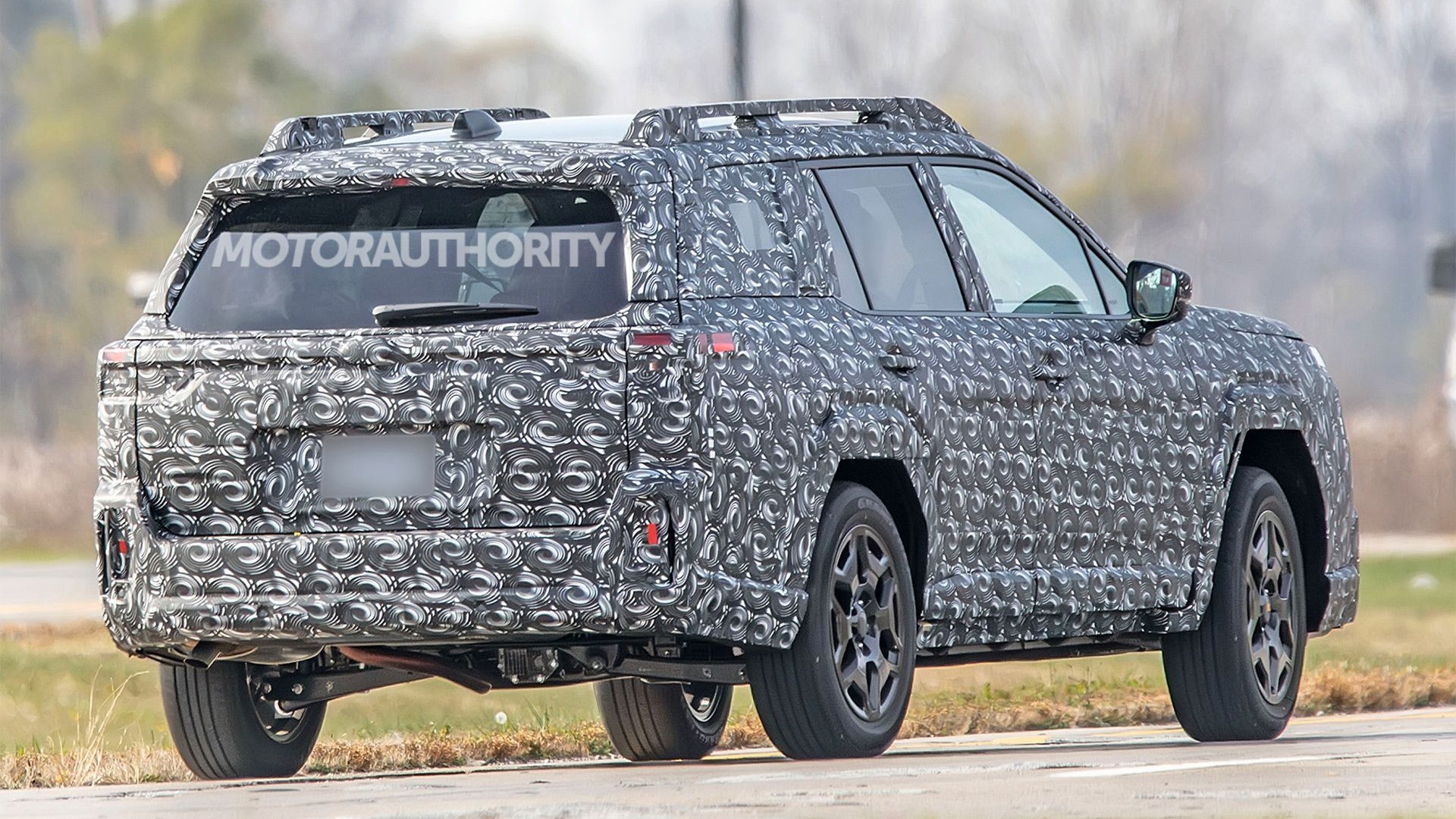 2026 Subaru Outback spied with more SUV-like design