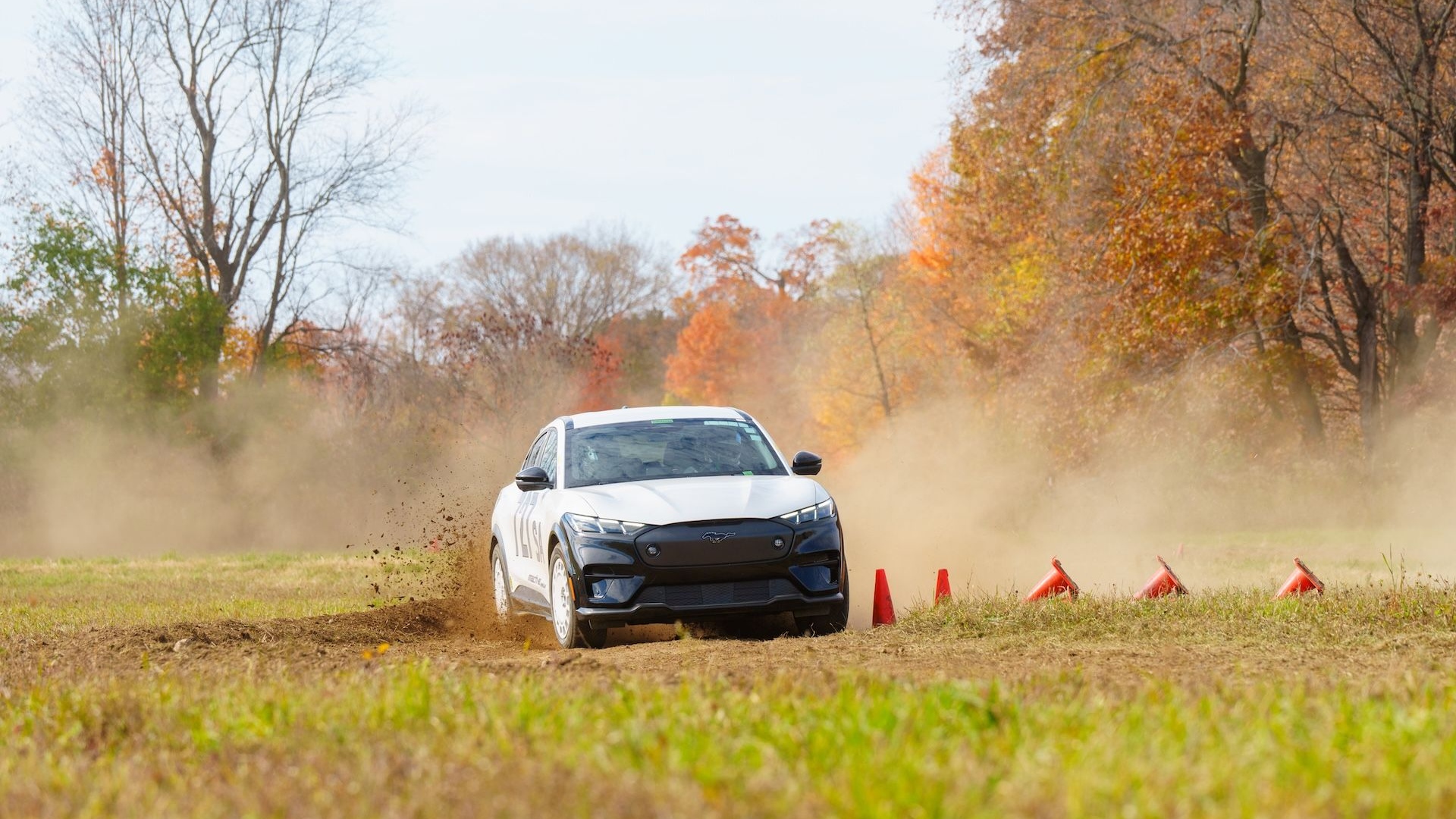 A Ford Mustang Mach-E Rally dominated an SCCA RallyCross