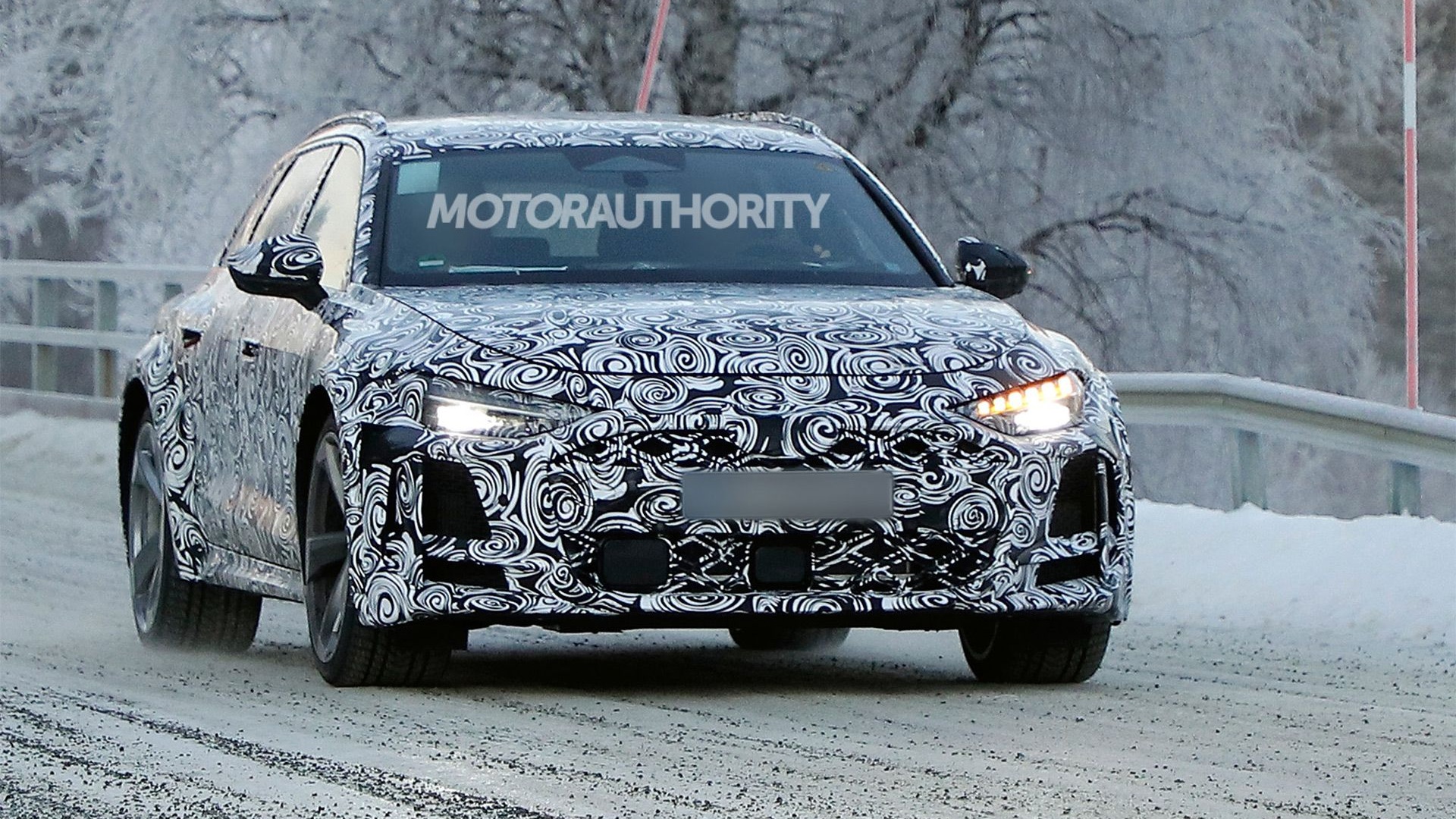 2026 Audi RS 7 Avant spied winter testing