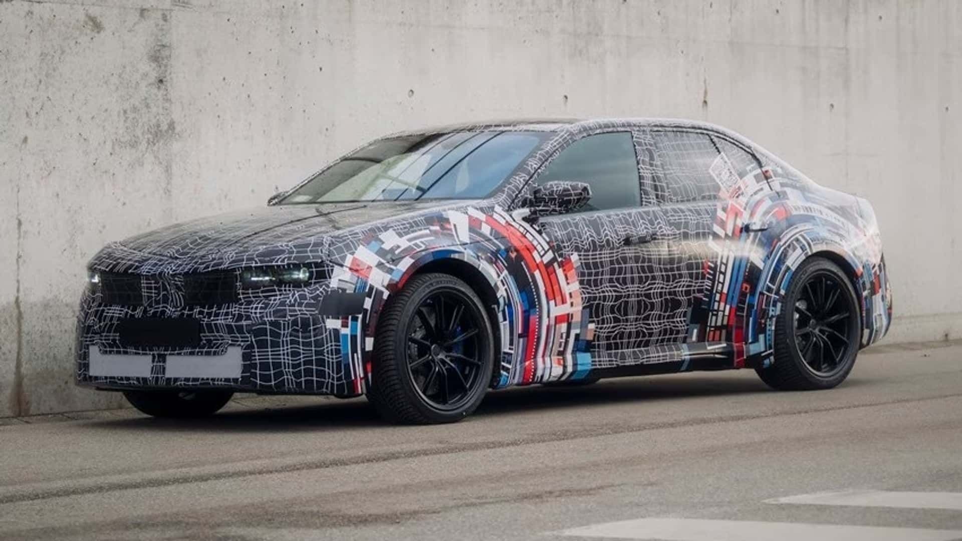 Electric BMW M3 with Neue Klasse design breaks cover