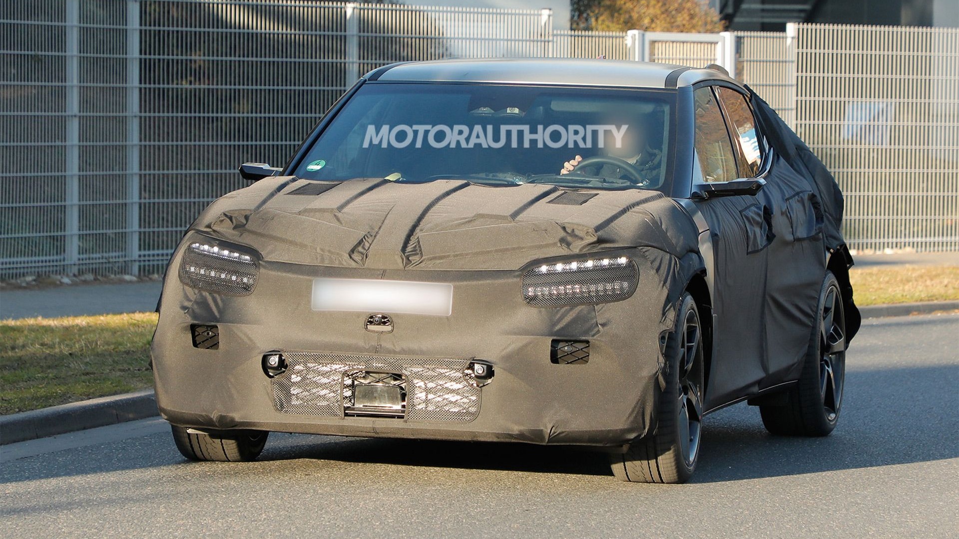 2026 Genesis GV60 Magma caught on video