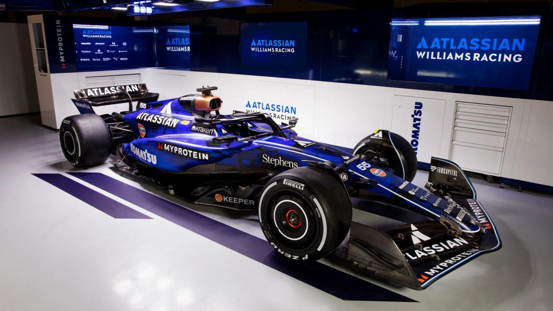 2025 Williams FW47 F1 car conducts shakedown at Silverstone