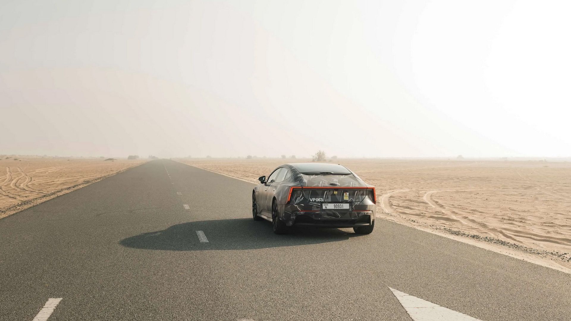 Polestar gives glimpse at 2026 5 sedan's hot-weather testing