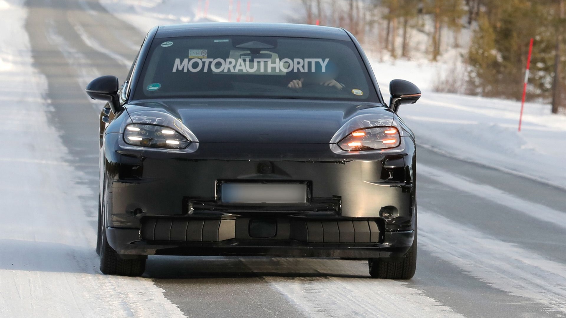 2028 Porsche Cayenne Coupe EV spied with new details