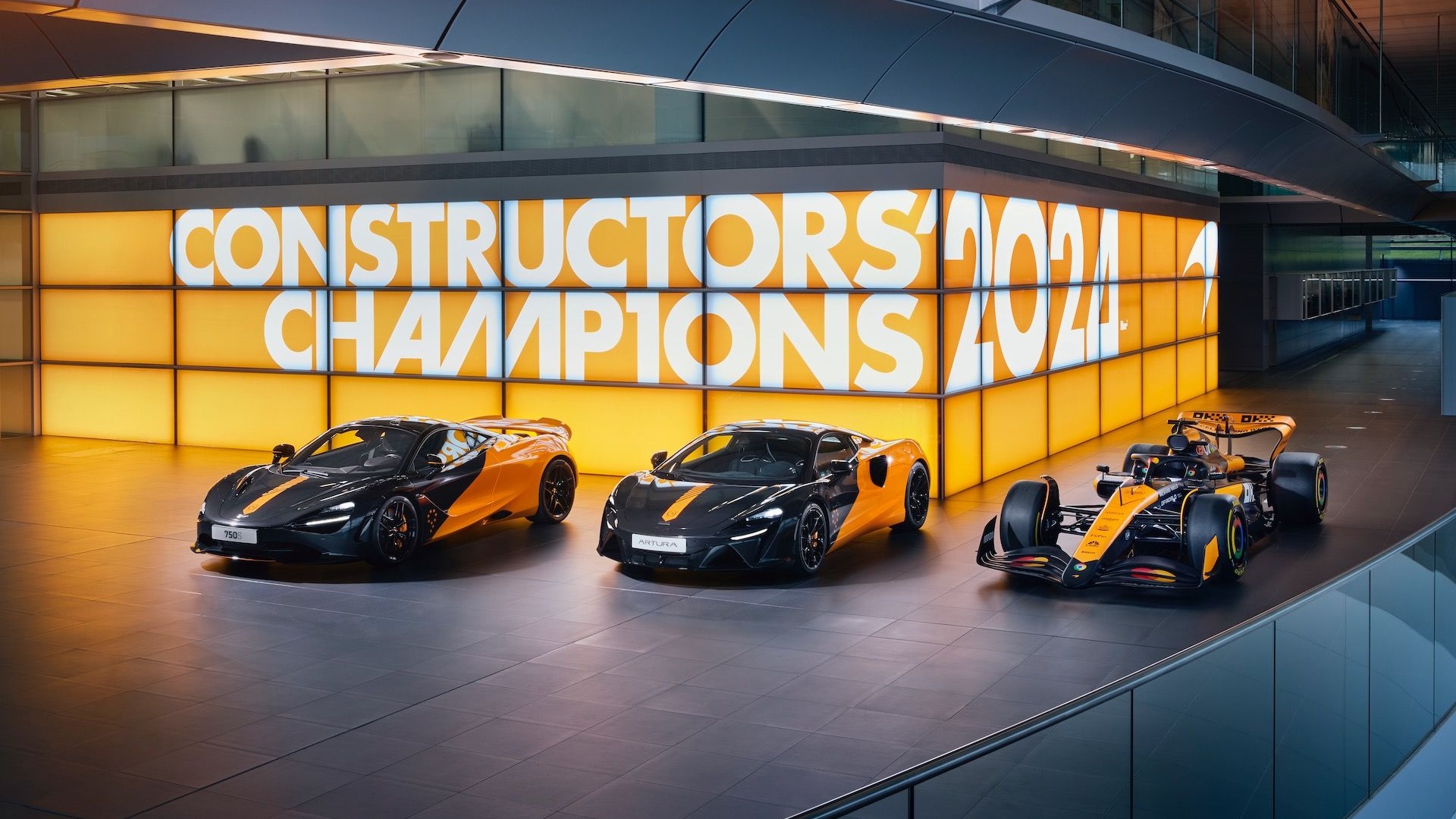 McLaren MCL38 Celebration Editions celebrate 2024 F1 Constructors' Championship win
