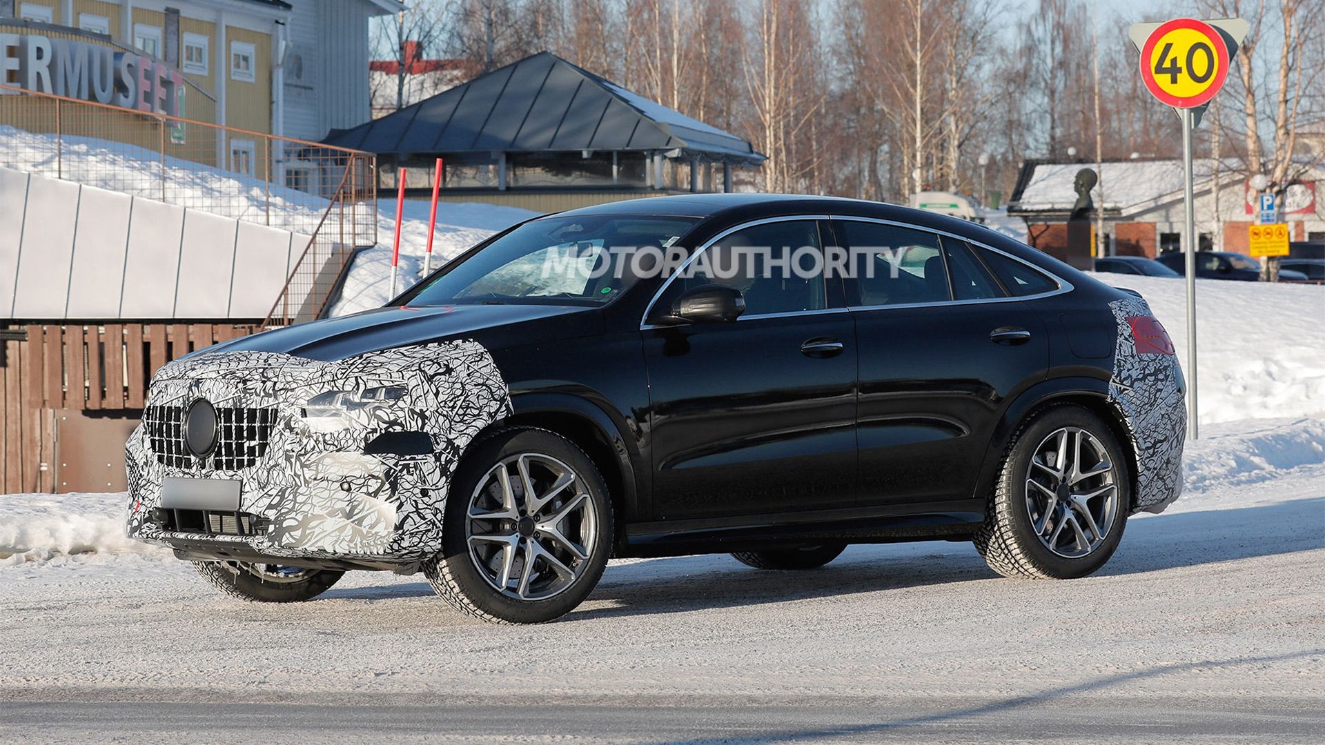 2027 Mercedes-AMG GLE 53 Coupe spied with updates