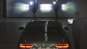 Audi Demonstrates Effects Of Matrix LED Headlights: Video