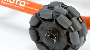 Omni-directional stand lets you easily move your motorcycle around the ...