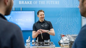 Mercedes In-Drive considers moving brakes into an EV's electric motor