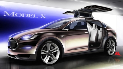 Video: Tesla Model X Prototype In Motion