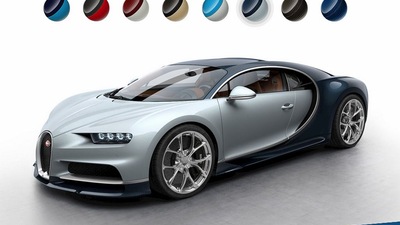 See the Bugatti Chiron in more colors thanks to configurator