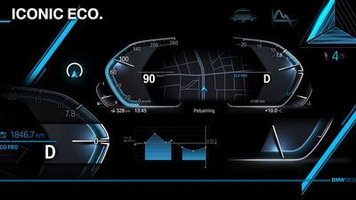 BMW shows off next-generation digital instrument cluster