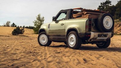 Coachbuilder reveals Land Rover Defender convertible