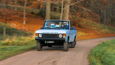 Range Rover Classic convertible given EV treatment by Lunaz