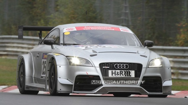 Audi TT RS Race Car Debuts, Hits The Track