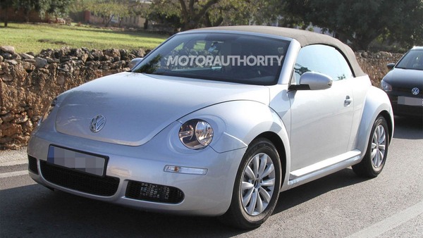 2013 Volkswagen Beetle Convertible Spy Shots