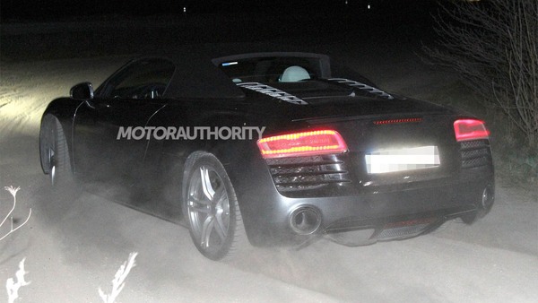 2013 Audi R8 Spyder Spy Shots