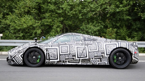 2016 Pagani Huayra R Prototype Spied With Massive Rear Wing: Video