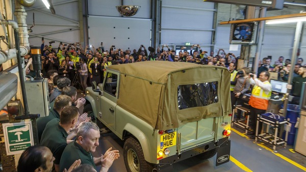 Land Rover Defender production at Solihull comes to an end