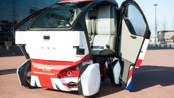 Self-driving pod cars take to UK streets