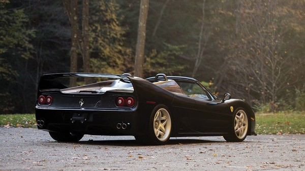 Ultra-rare black Ferrari F50 heads to the auction block