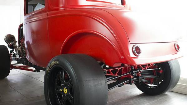 This is the Ferrari-Ford Hot Rod mash up you never knew you wanted
