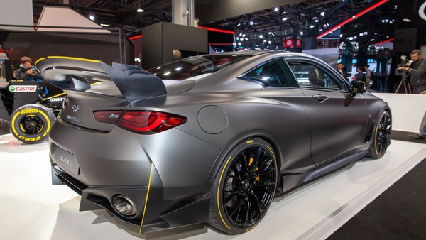 563-horsepower Infiniti Q60 Black S prototype revealed with F1 tech
