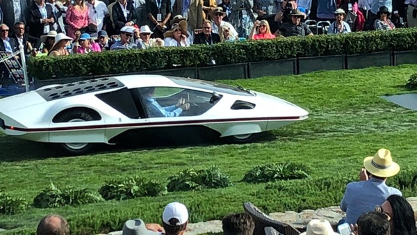 Glickenhaus' iconic Ferrari Modulo concept drives on despite fire