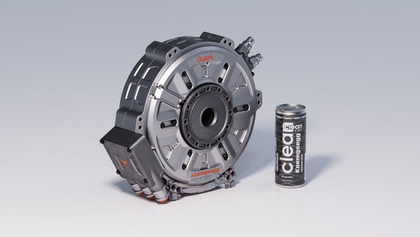Koenigsegg's Quark electric motor weighs 63 lb, delivers 335 hp