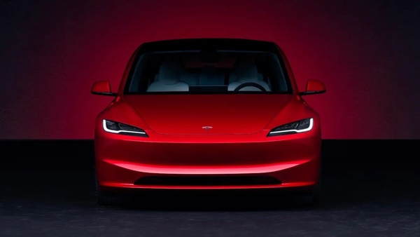 Tesla Model 3 receives refreshed look, loses stalks