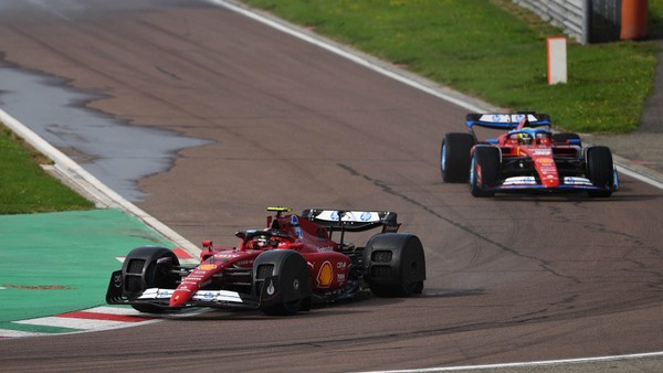 Ferrari F1 team tests rain spray guards that look like fenders