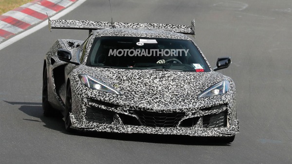 2026 Chevy Corvette Zora spied: C8 hybrid flagship rips around the 'Ring in new video