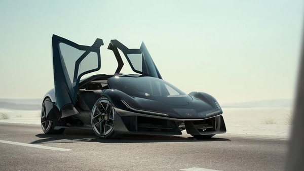 Lotus Theory 1 concept packs 987 hp, central driving position